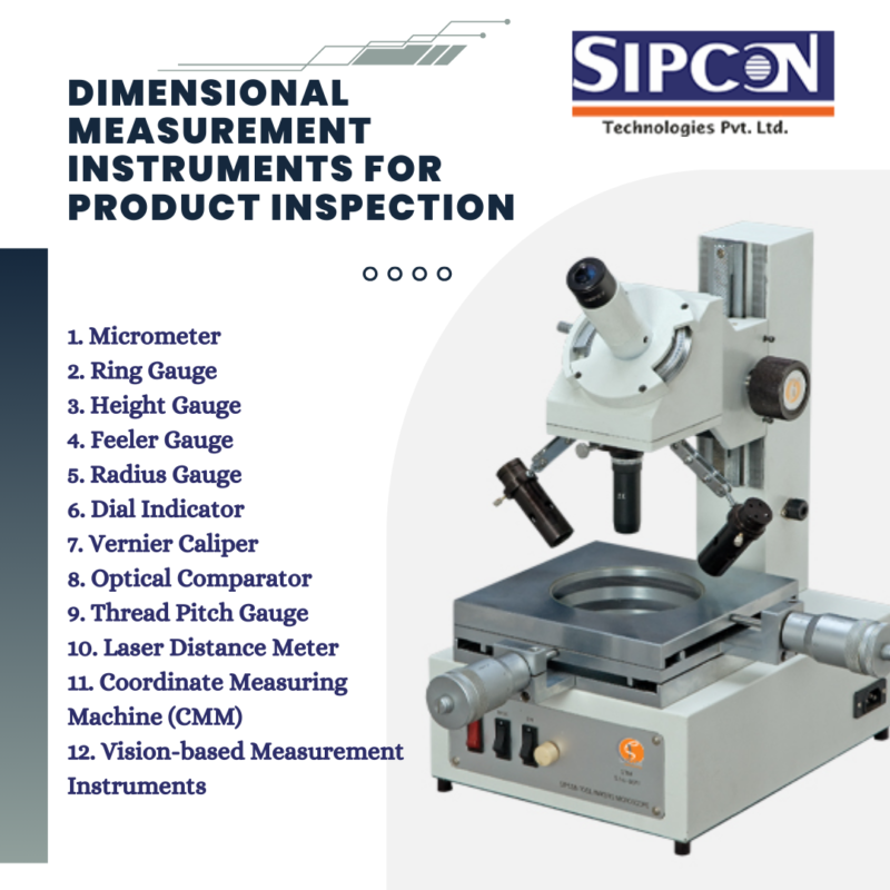 Top 12 Dimensional Measurement Instruments for Product Inspection - Sipcon
