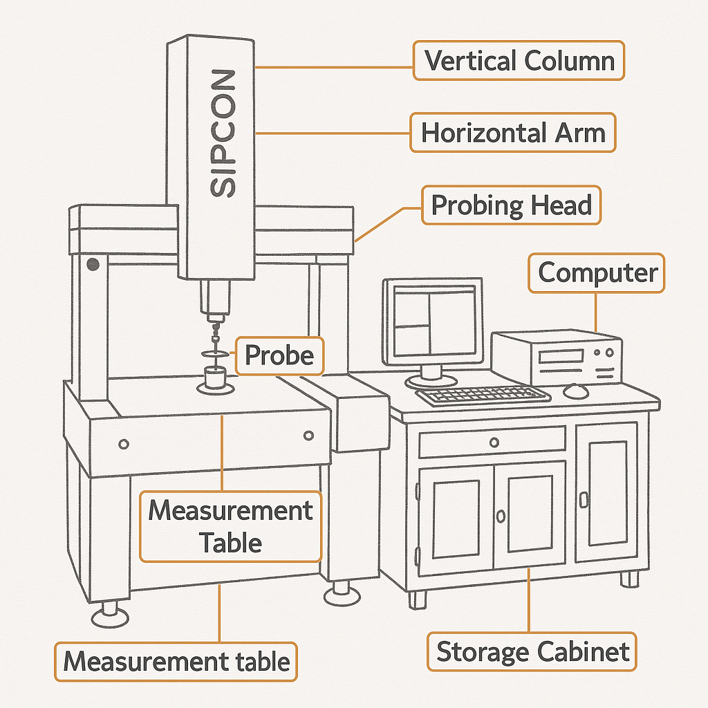 What is CMM Machine? Diagram, Principle, Types, and Uses