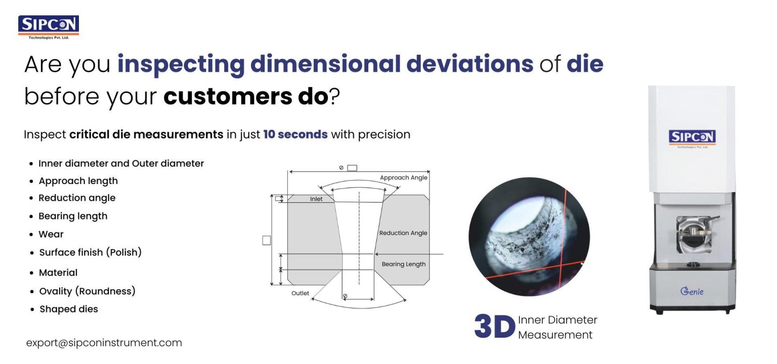 Drawing Die Measurement Machine & 3D Profile Systems in Italy